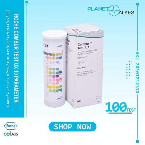 Jual Combur UX Test Urine Roche 10P, Urine Strip, Urinalysis Reagen ...