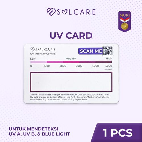 Promo UV Card - Solcare UV Intensity Control Tes Kadar UV B Sunscreen ...