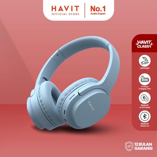 Promo Havit i62 Wireless BT Headphones Over Ear Stereo - Blue - Jakarta Barat - Havit Indonesia ...