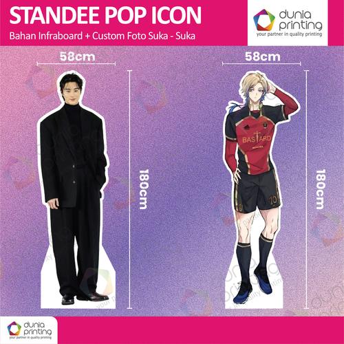 Jual Standee Pop Icon / Standee Kpop / Human Standee Real Size ...