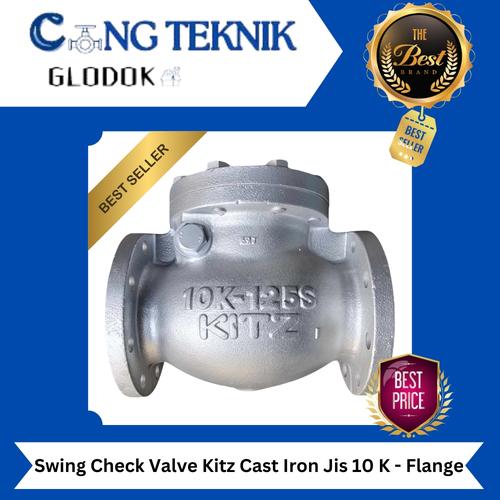 Jual Swing Check Valve 3" Inch Jis 10K KITZ Cast Iron / Original ...