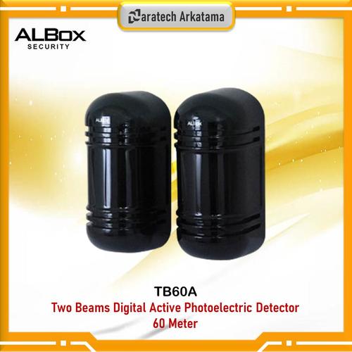 Jual Photoelectric Beam Detector Alarm Albox TB60A Digital Active ...