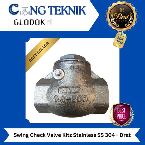 Jual Swing Check Valve Kitz Stainless Steel SS304 2" Inch / KITZ ...