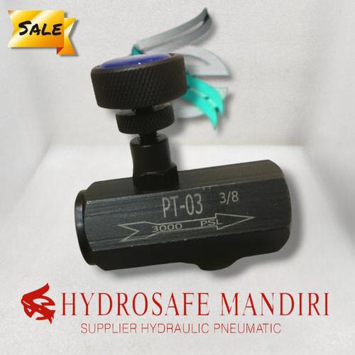 Jual 3/8" inch Hydraulic Flow Control / Throttle Valve PT-03 drat 3/8 ...