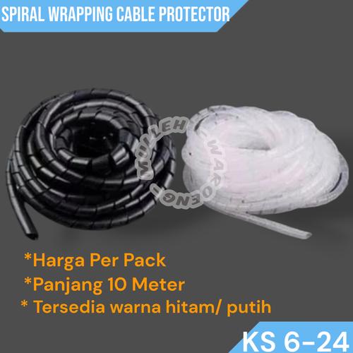 Jual SPIRAL KABEL LISTRIK / WRAPPING CABLE / SELONGSONG PEMBUNGKUS ...