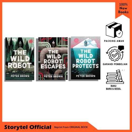 Jual The Wild Robot by Peter Brown (Books 1-3) - the wild robot - Kota ...