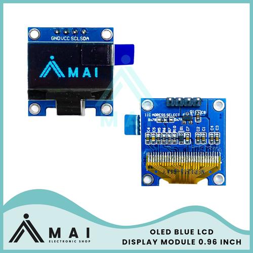 Jual LCD Oled I2C Display Module Warna Biru - Kota Surabaya - maibot ...