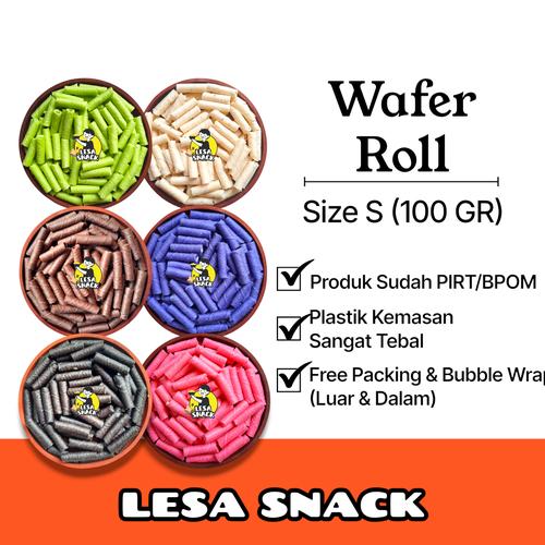 Promo Astor Wafer Roll Mini Barcelona (S) 100gr Snack Kiloan Aneka Rasa ...