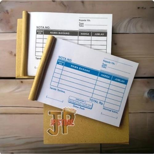 Promo NOTA KONTAN 1/8 FOLIO 1 PLY & 2 PLY- SIAP KIRIM - Biru, 1 PLY ...