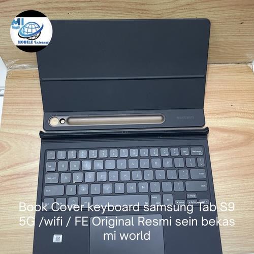 Jual Samsung BookCover Keyboard Tab S9 5G keybord S9 FE trackpad ...