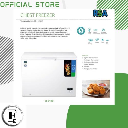 Promo RSA CF310Q CHEST FREEZER 310 LITER Chest Freezer RSA CF310Q ...