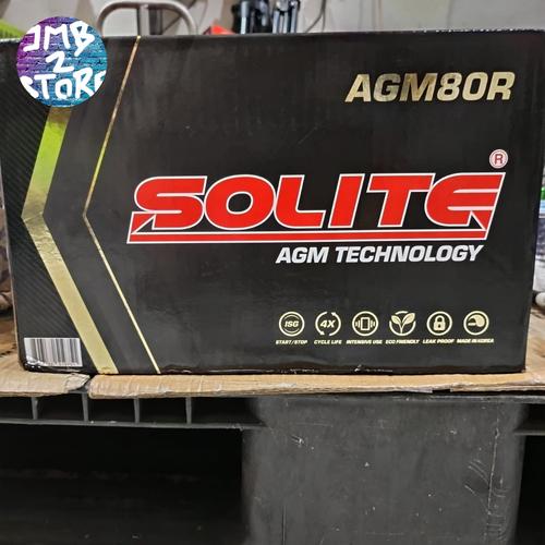 Jual Aki Solite mobil Hyundai Staria AGM80R 12V / 80Ah( 20HR ) / 140 ...