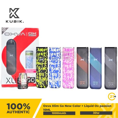 Jual Oxva Xlim Go Pod Kit New Color + OX Passion Salt Nic 15ML ...