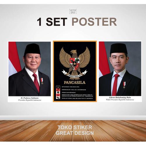Jual Poster Foto Presiden dan Wakil Presiden - Poster Presiden dan ...