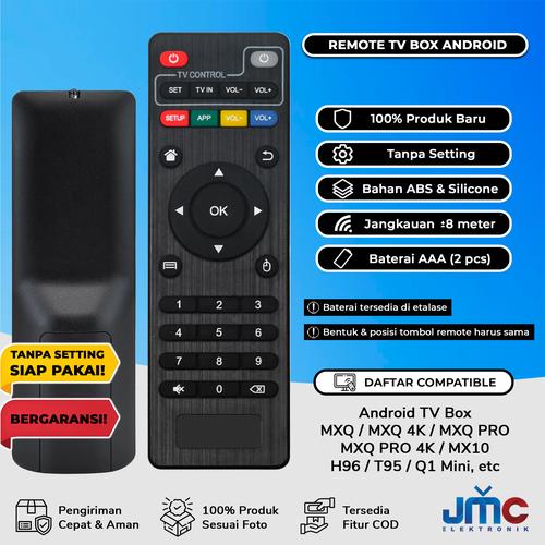 Jual Remote Remot Android TV Box MXQ / MXQ 4K / MXQ PRO / MXQ PRO 4K ...
