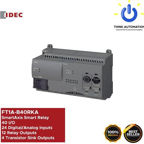 Jual Smart Relay 40 Io Relay & Transistor Sink 24Vdc Idec Ft1A-B40Rka ...