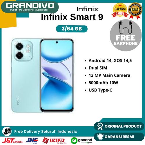 Jual Infinix X6532 Smart 9 3/64 GB Garansi Resmi - Grandivo - Neo ...