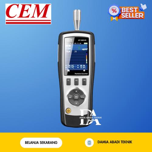 Jual CEM DT-9880 6 Channels Dust Infrared Air Particle Counter PM0.3/PM0.5/PM2.5/PM5/PM10 μm For ...