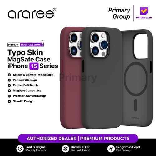 Jual Case iPhone 15 Pro Max 15 Pro ARAREE TYPO SKIN Magsafe Compatible ...