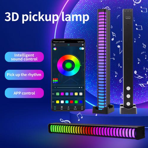 Jual Lampu LED RGB Bar Strip Sound Rhythm Light USB APP 32 LED ...