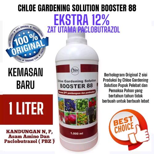 Jual Pupuk Chloe Boster 88 Pelebat Buah Kemasan Pabrik 1 Liter ...