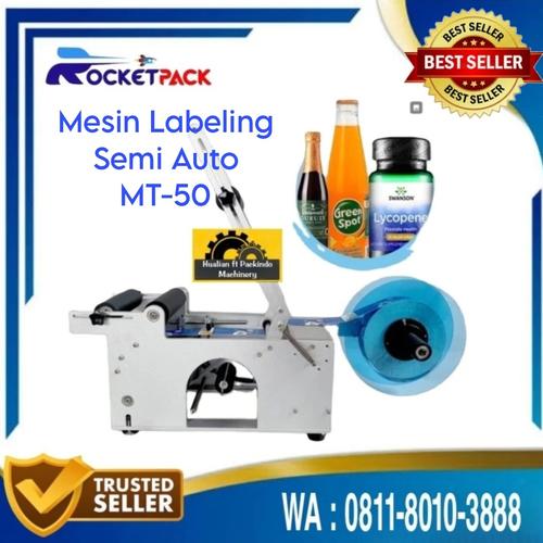 Promo Mesin Labeling Semi Auto Sticker Label Botol Bulat MT-50 ...