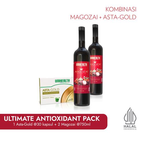 Jual Bundling ULTIMATE ANTIOXIDANT PACK (2 Magozai 750ml + 1 Astagold ...