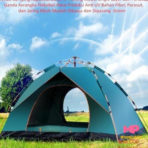 Jual MoonLight- Tenda Camping Kapasitas Besar 3-4 Orang Model Single ...