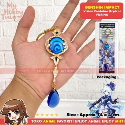 Jual Gantungan Kunci Vision Genshin Impact Furina Fontaine Hydro ...