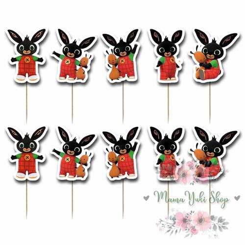Jual Topper Cake Hiasan Kue Ulang Tahun karakter BING CUPCAKE - Kab ...