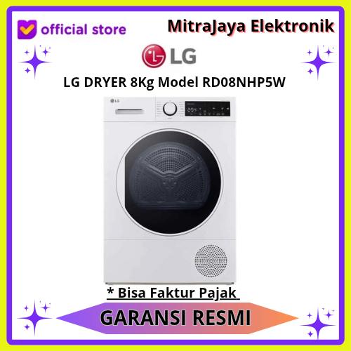 Promo LG DRYER RD08NHP5W PENGERING ELECTRIC 8Kg RD08NHP Cicil 0% 3x ...