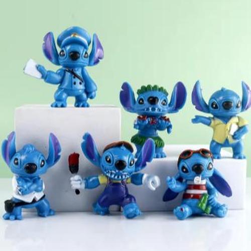 Jual Mainan Figure Disney’S Stitch Pajangan Topper Cake Set Isi 6 ...
