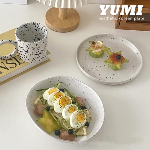 Jual [TEMARUMA] YUMI Aesthetic Korean ARTS Plate Bread Dessert Plate ...