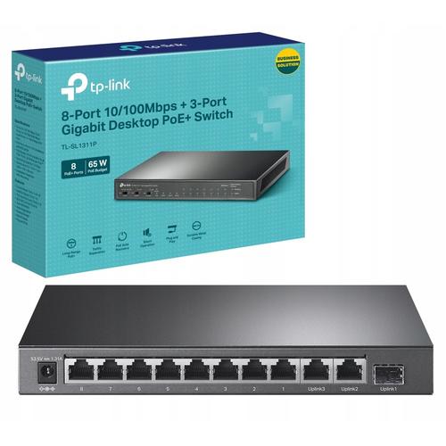 Jual Switch Internet TP-Link SL1311P 8Port 10/100Mbps + 3Port Gigabit ...