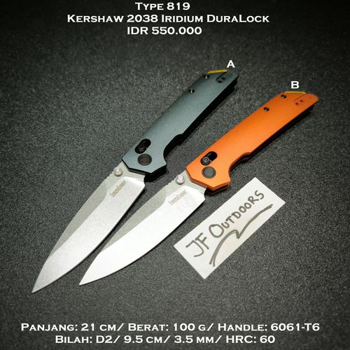 Jual Pisau EDC Outdoor Kershaw Iridium 2038 Duralock System - Kota Tangerang - JF Outdoors ...