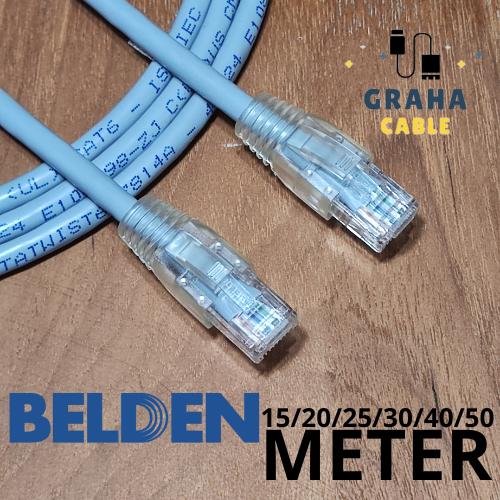 Jual Kabel LAN UTP Belden Cat 6 RJ54 15/20/25/30/40/50 Meter - 50 Meter ...