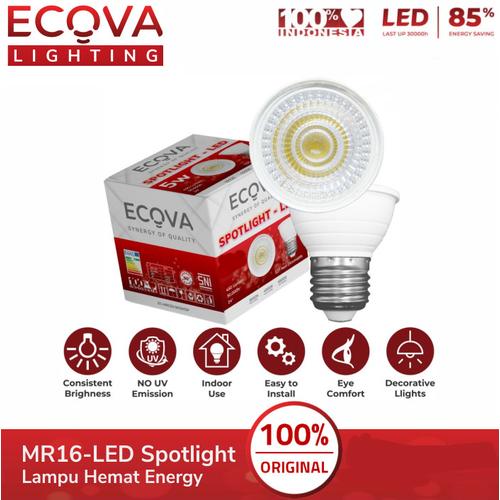 Jual Lampu sorot COB LED Halogen Spot Light Spotlight Fitting Ecova MR16 MR 16 E27 Tusuk 2 pin ...
