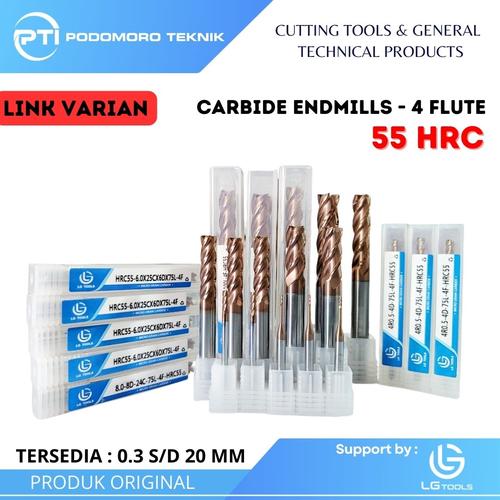 Jual Endmill Carbide 0.3 - 0.5 - 1 - 1.5 - 2 - 2.5 - 3 - 4 - 5 - 6 - 8 ...