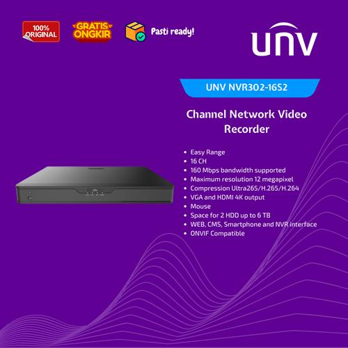Promo UNV NVR304-32-E2 Uniview 32 Channel Network Video Recorder NVR ...