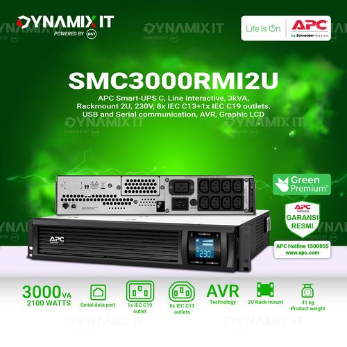 Jual APC Smart UPS SMC3000RMI2U Rackmount 2U 3000VA 2100Watts - Kota ...