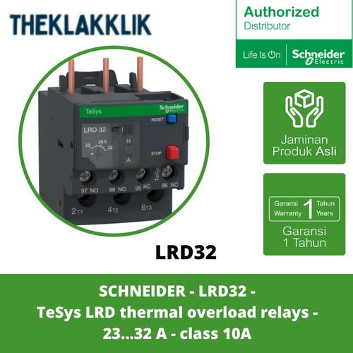 Jual Thermal Overload Relay LRD32 SCHNEIDER LRD 32 - Jakarta Pusat ...