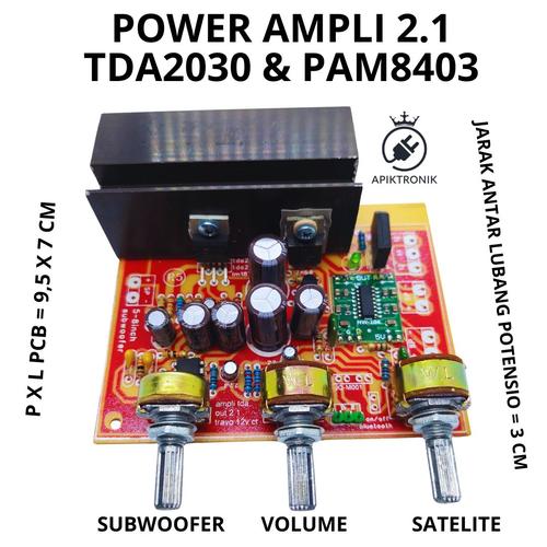 Jual KIT POWER AMPLIFIER SUBWOOFER 2.1 COCOK UNTUK SPEAKER KOMPUTER DAN ...
