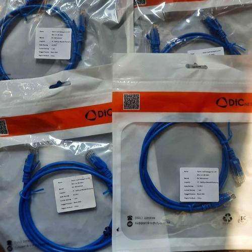 Jual patch cord DTC cat6 DTC 28 awg / kabel LAN cat 6 DTC slim panjang ...