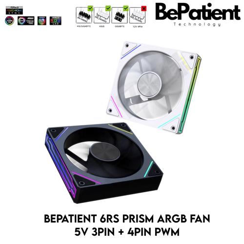 Jual BePatient 6RS Prism ARGB Fan 12cm 5V 3PIN + 4PIN PWM - 6RS Black ...