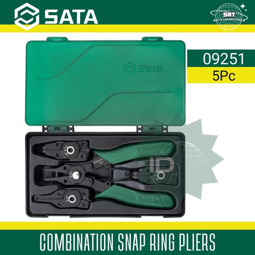 Jual SATA TANG SET 09251 5PC COMBINATION SNAP RING PLIER SET - Jakarta ...