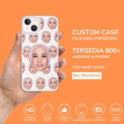 Jual CASE FACE GRID CASING SOFTCASE CUSTOM COSTUM CASE ALL TYPE HP ...