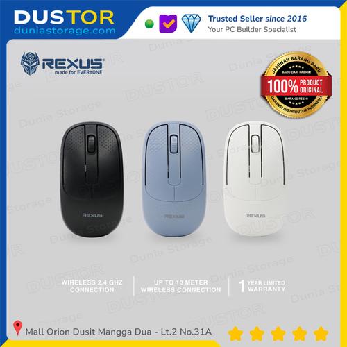 Jual Rexus MOUSE WIRELESS OFFICE Q50 SILENT KLIK - Hitam - Jakarta ...