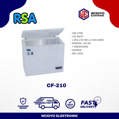 Jual Chest Freezer RSA CF-210 (210 liter) - Jakarta Barat - WIJOYO ...
