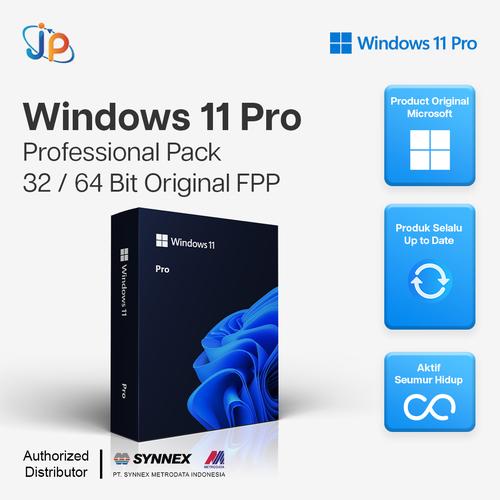 Promo Microsoft Windows 11 Pro/Professional Pack 32/64 Bit Original FPP ...