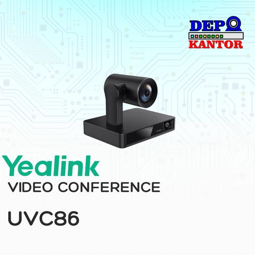 Jual Yealink UVC86 Dual-eye 4K intelligent tracking camera, enhance your hybrid meeting ...